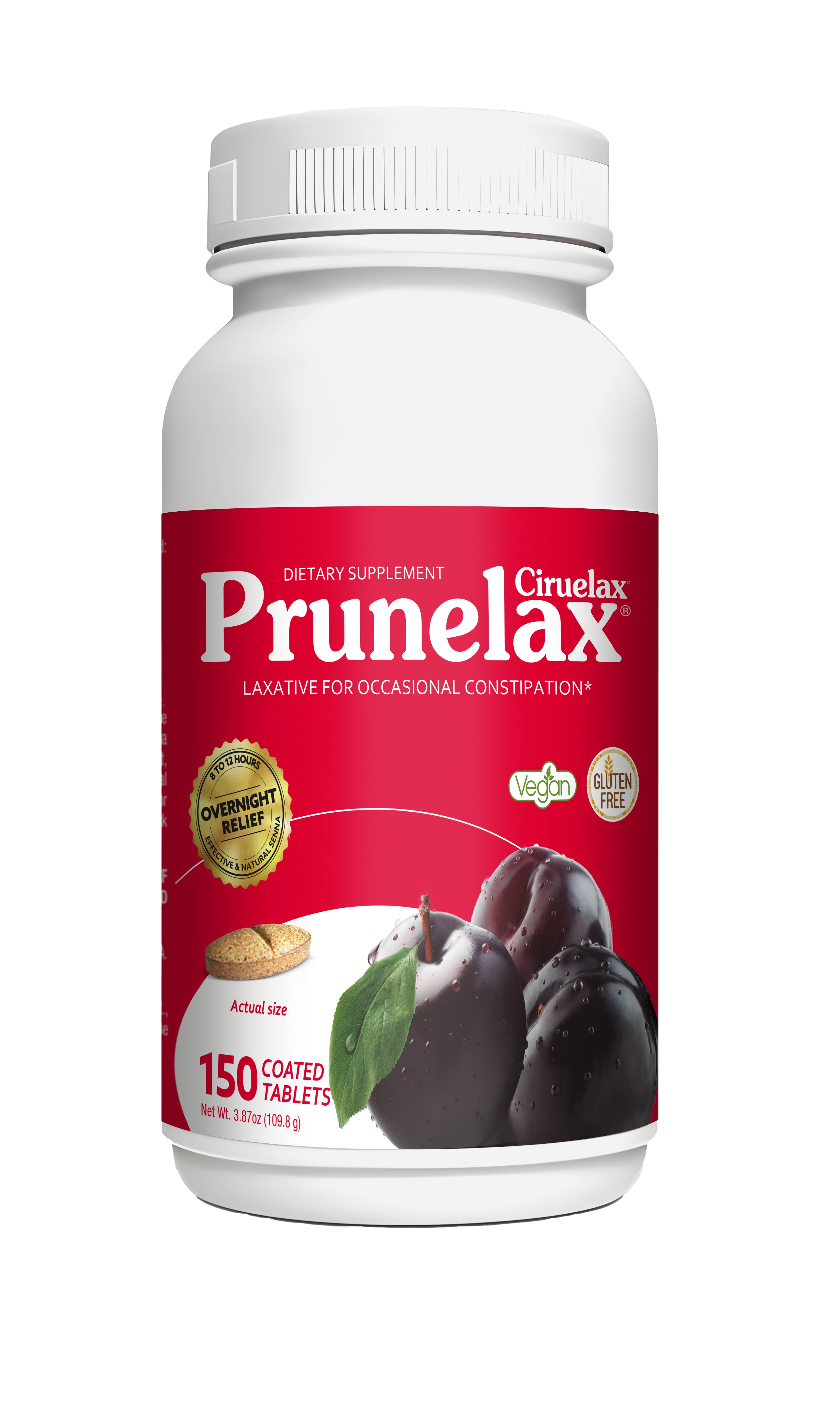 Prunelax Ciruelax Regular Strength Tablets