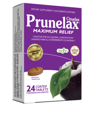 Prunelax: Laxative for Overnight Relief from Occasional Constipation